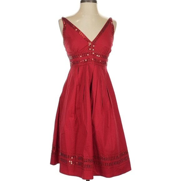 Double Zero | Dresses | Double Zero Red Sequins Dress | Poshmark
